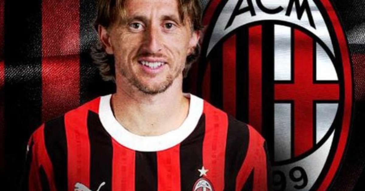 Milan anuncia a contratação do astro Luka Modric, ex-Real Madrid