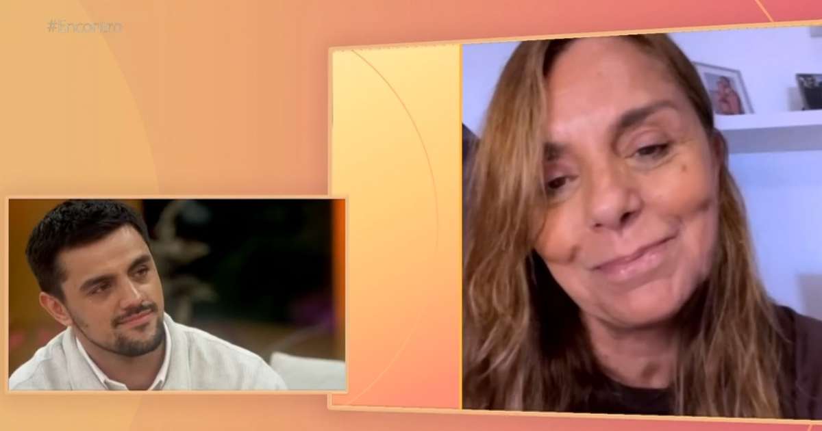 Mãe de Felipe Simas emociona o famoso com história no Encontro: 'Cisto ...