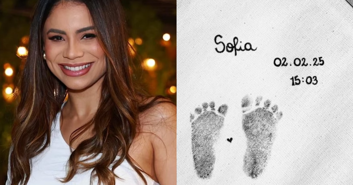 Lexa doa itens personalizados da filha Sofia para bebê com o mesmo nome ...