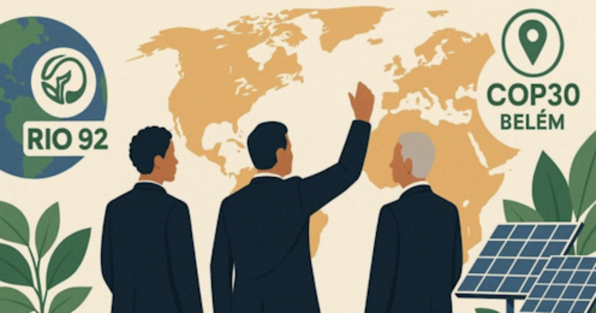 Legado positivo da Rio 92 precisa se repetir na COP 30 para impulsionar ...