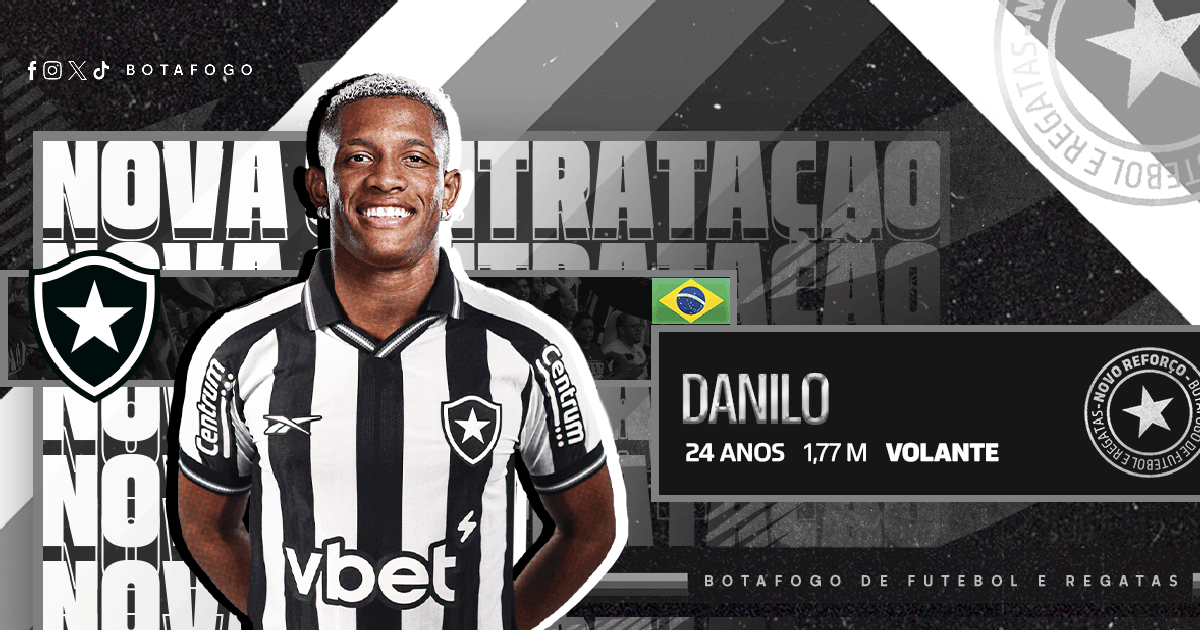 Danilo, ex-Palmeiras, é anunciado como reforço milionário do Botafogo