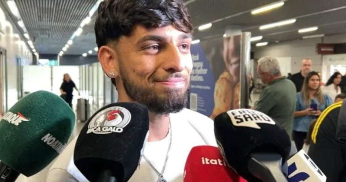 Biel chega a BH para assinar com o Atlético: 'Não é muito difícil ...