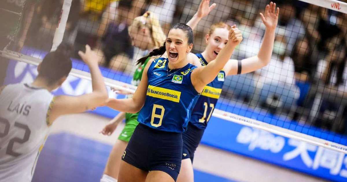 Brasil na VNL-25: veja números da campanha