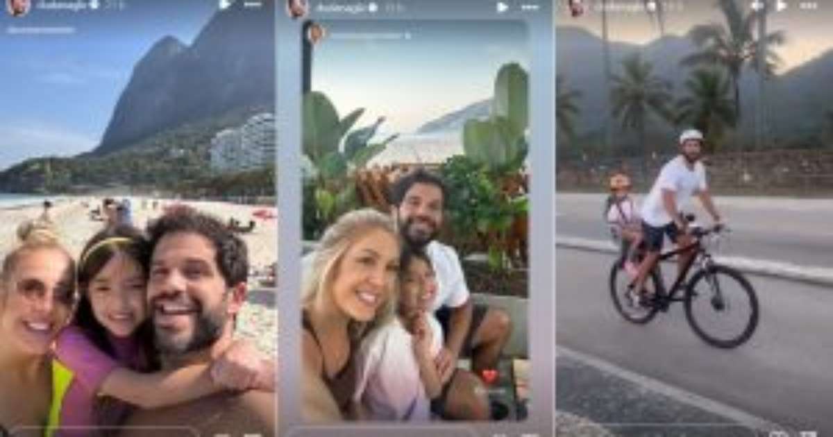 Em família! Duda Nagle surge em clique inédito com Zoe e sua nova namorada