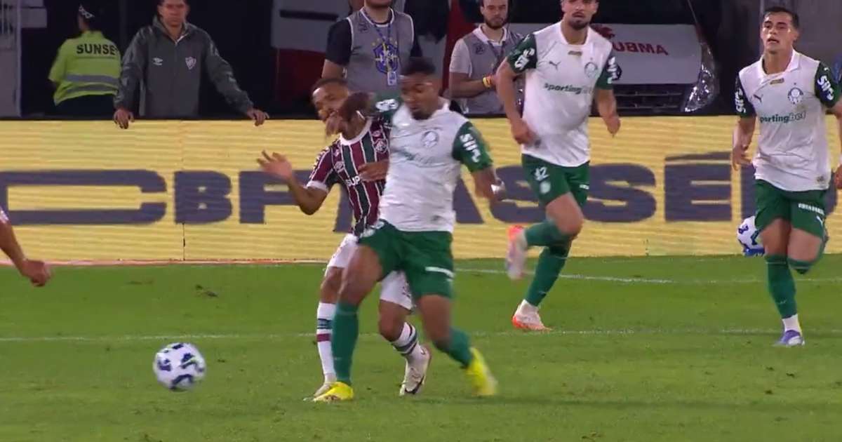 Fluminense x Palmeiras: CBF divulga áudio do VAR em expulsão de Allan