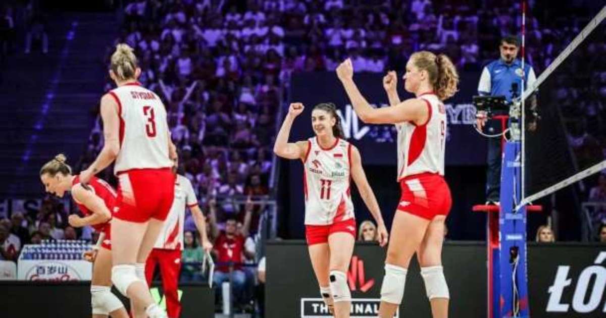 Números de Polônia 3 x 1 Japão pela VNL
