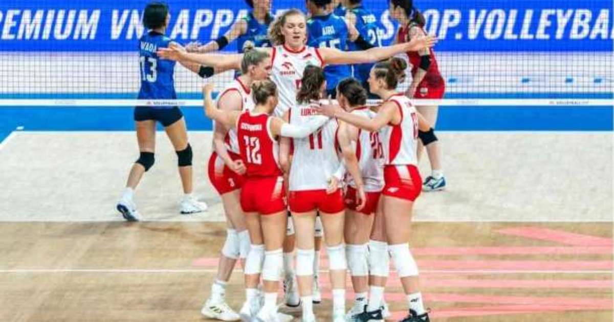 Polônia bate o Japão e fica com o bronze da VNL