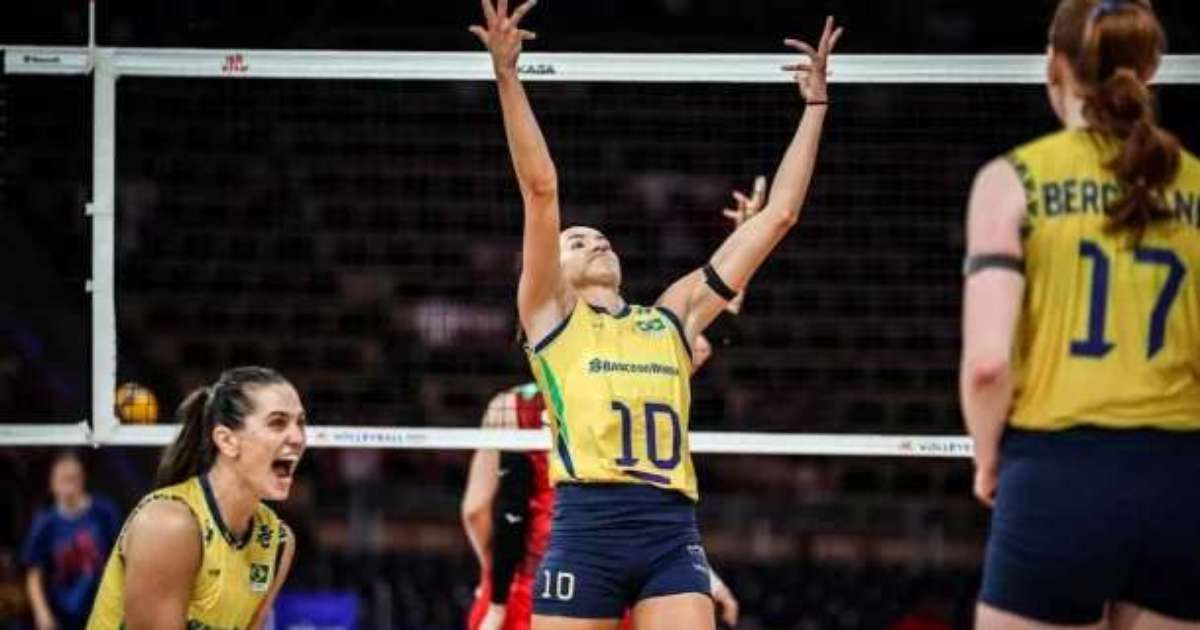 Gabi é escolhida entre as melhores da VNL