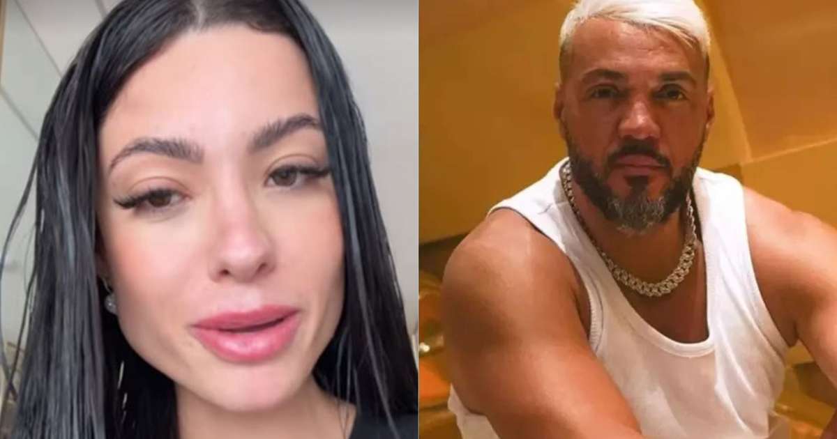 Vaza áudios e prints de conversa entre namorada de Belo e o ex: 'Fica com ele'