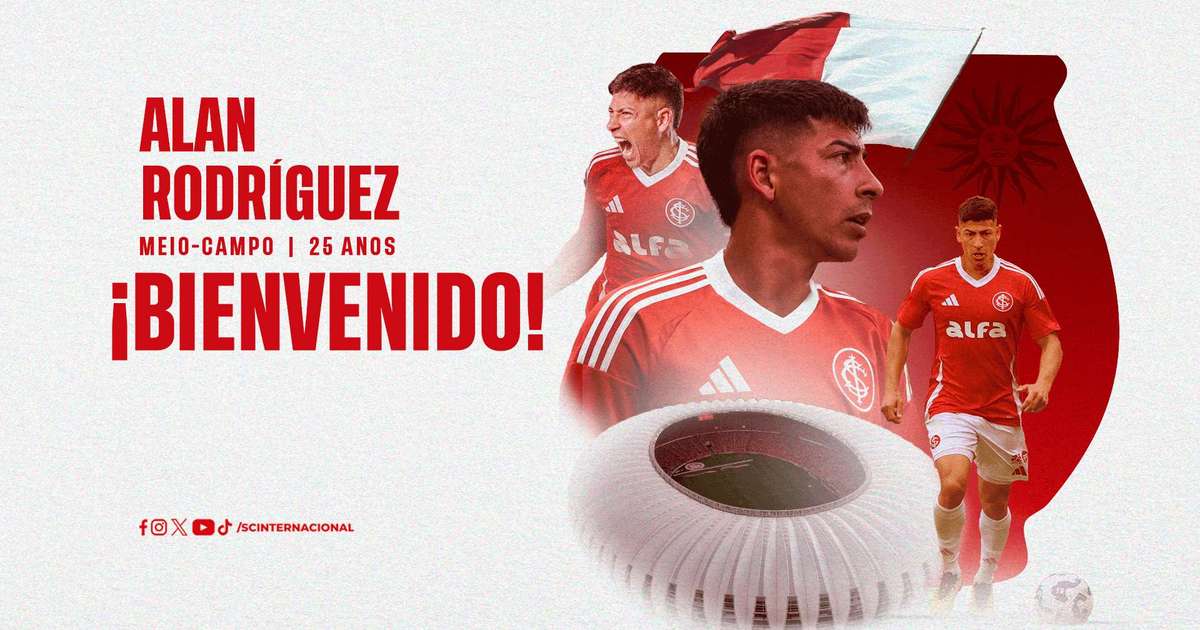 Inter anuncia a contratação de Alan Rodríguez