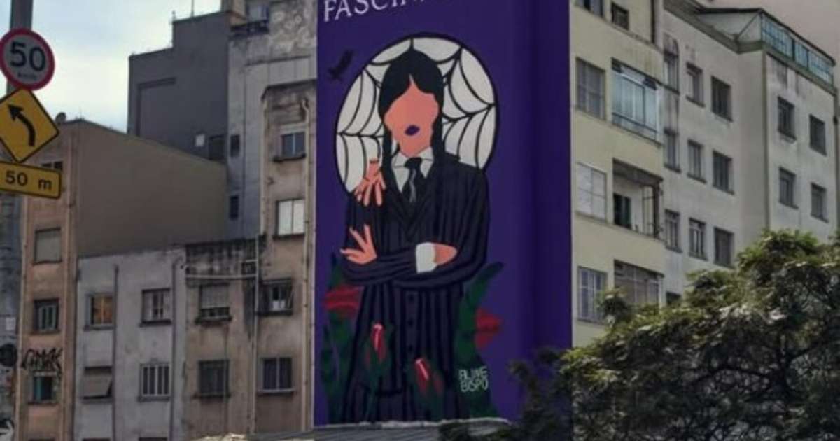 Lei Cidade Limpa: mural alusivo à série da Netflix rende multa a prédio ao lado do Minhocão; veja