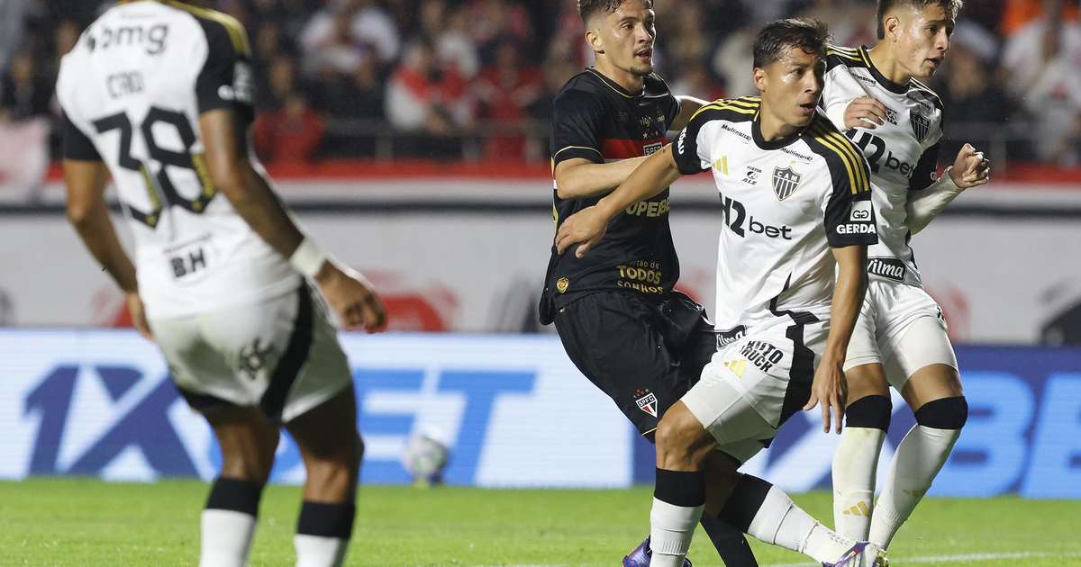 São Paulo vence e quebra tabu contra Atlético Mineiro