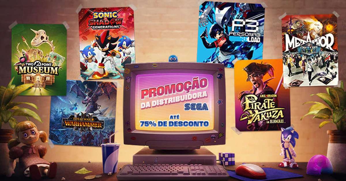 Sega faz promoção no Steam com Sonic x Shadow Generations, Metaphor e mais