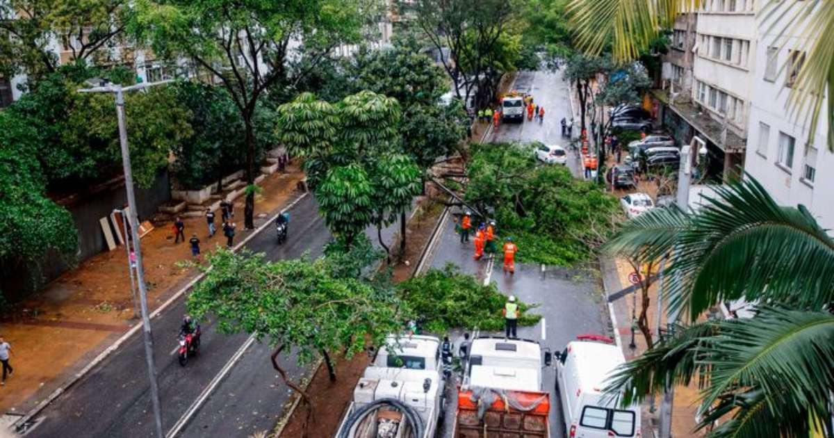 Chuva e ventos de 87 km/h provocam cancelamentos de voos em Congonhas
