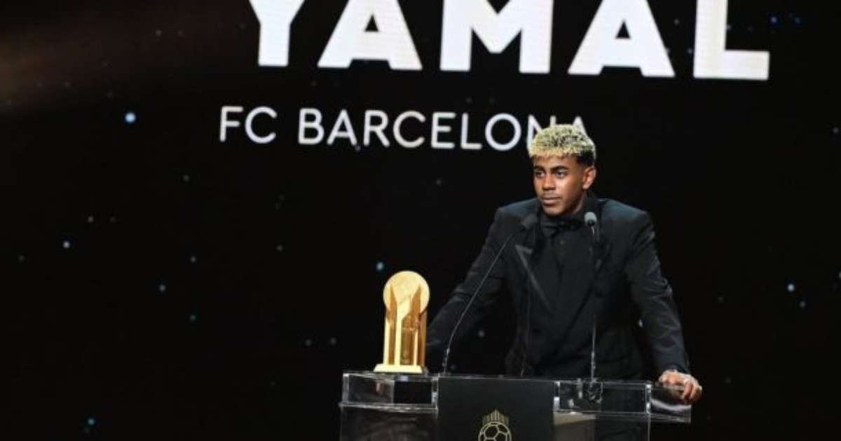 Bola de Ouro: Lamine Yamal supera Estêvão e vence o prêmio de melhor ...