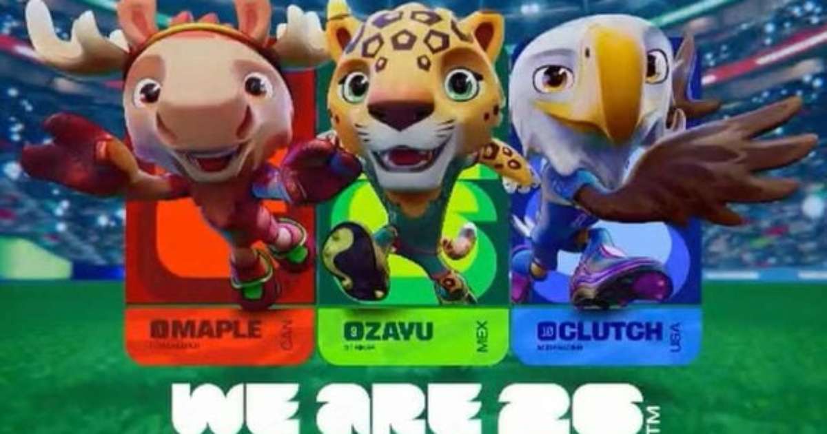 Fifa divulga os mascotes da Copa do Mundo de 2026; confira os nomes
