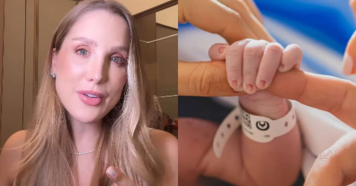 Internada, filha de 1 mês de Bruna Manzon recebe diagnóstico preocupante: 'Um susto'