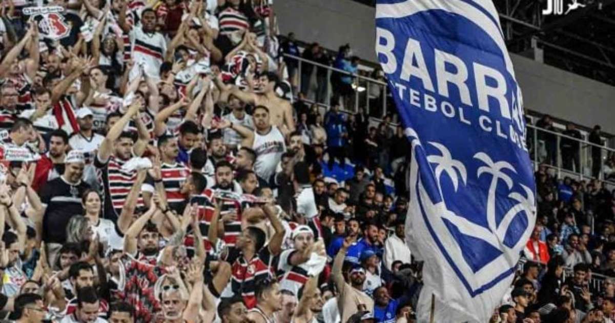 Com apoio de 45 mil, Santa perde para o Barra na ida da final da Série D