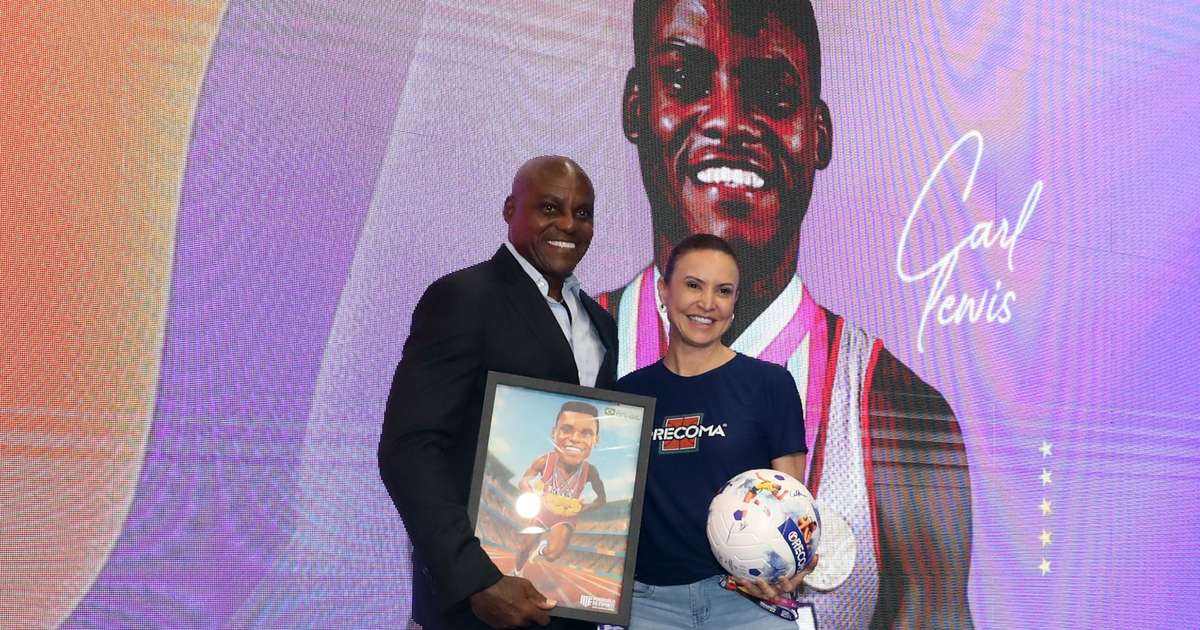 Encontro histórico: Maurren Maggi e Carl Lewis brilham na COB Expo