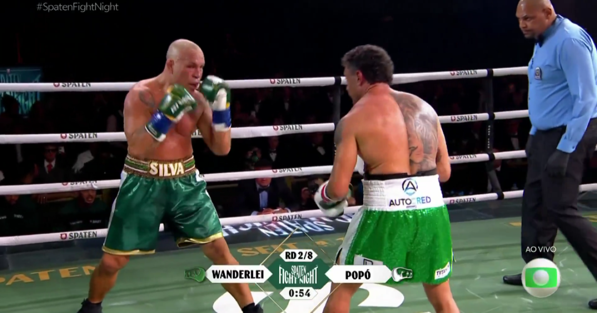 Confusão generalizada e nocaute após o fim da luta marca confronto entre Popó e Wanderlei Silva