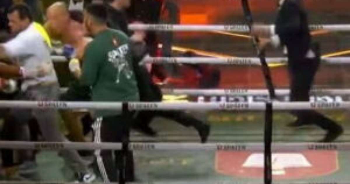 Pancadaria generalizada após Popó vencer Wanderlei: caos e desmaio no ringue no Spaten Fight Night