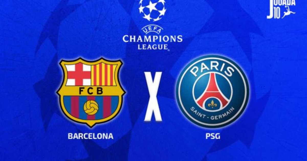 Barcelona x PSG: onde assistir, escalações e arbitragem