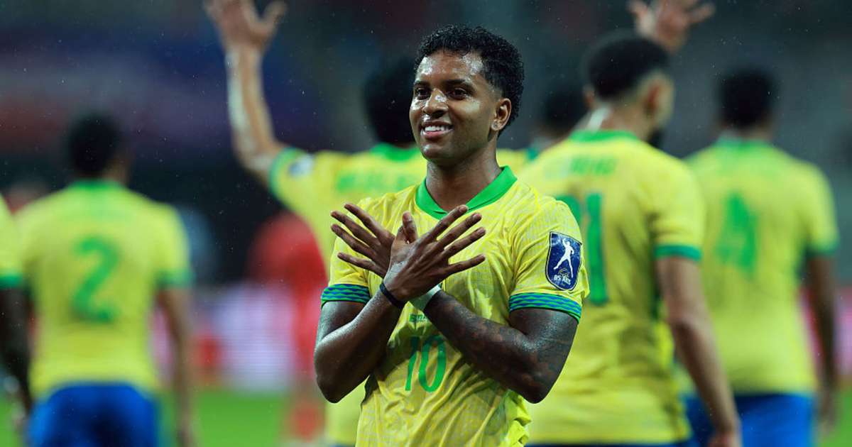 Rodrygo valoriza atuação do Brasil: "Levar como Copa do Mundo"
