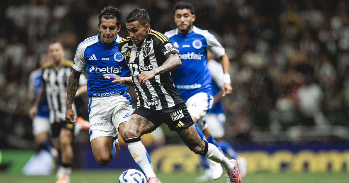 Atlético-MG e Cruzeiro empatam em clássico do Brasileirão