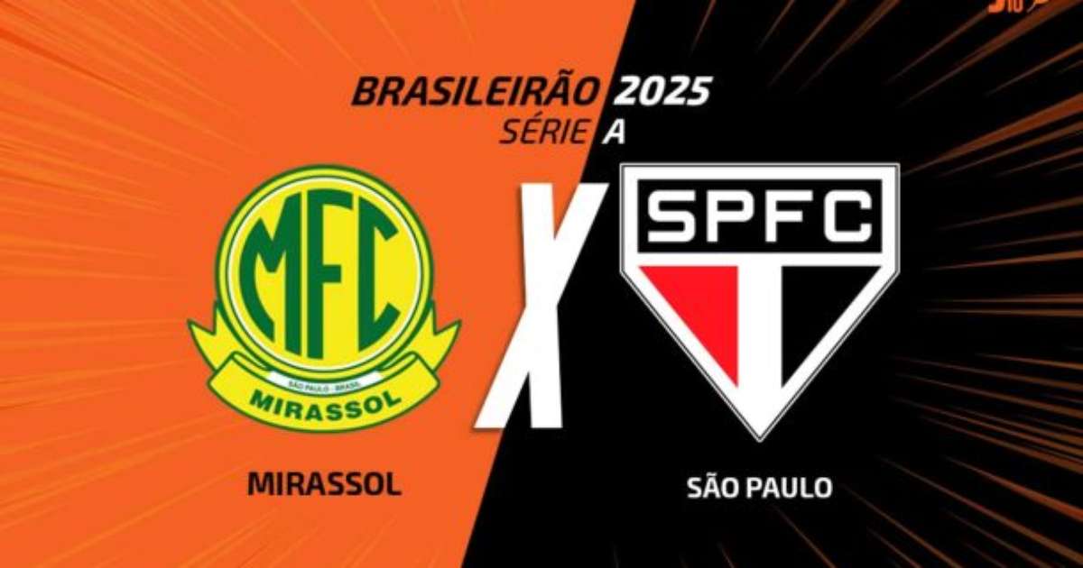 Mirassol x São Paulo: onde assistir, horário e escalações