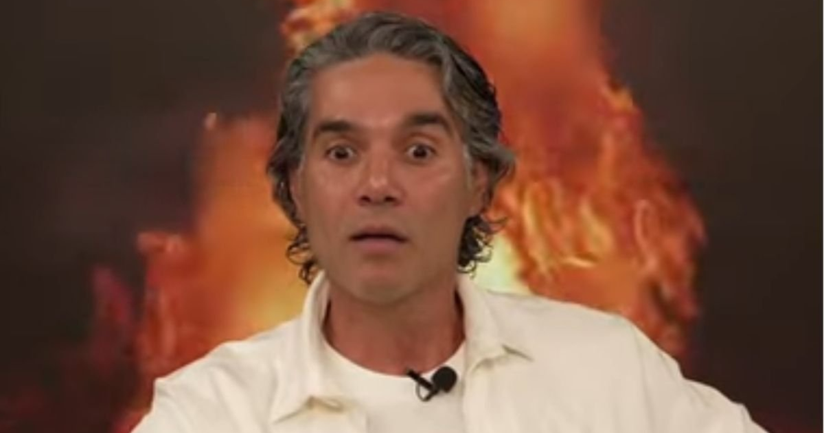 A Fazenda 17: Eliminado, Fernando bate boca com apresentadora da Record