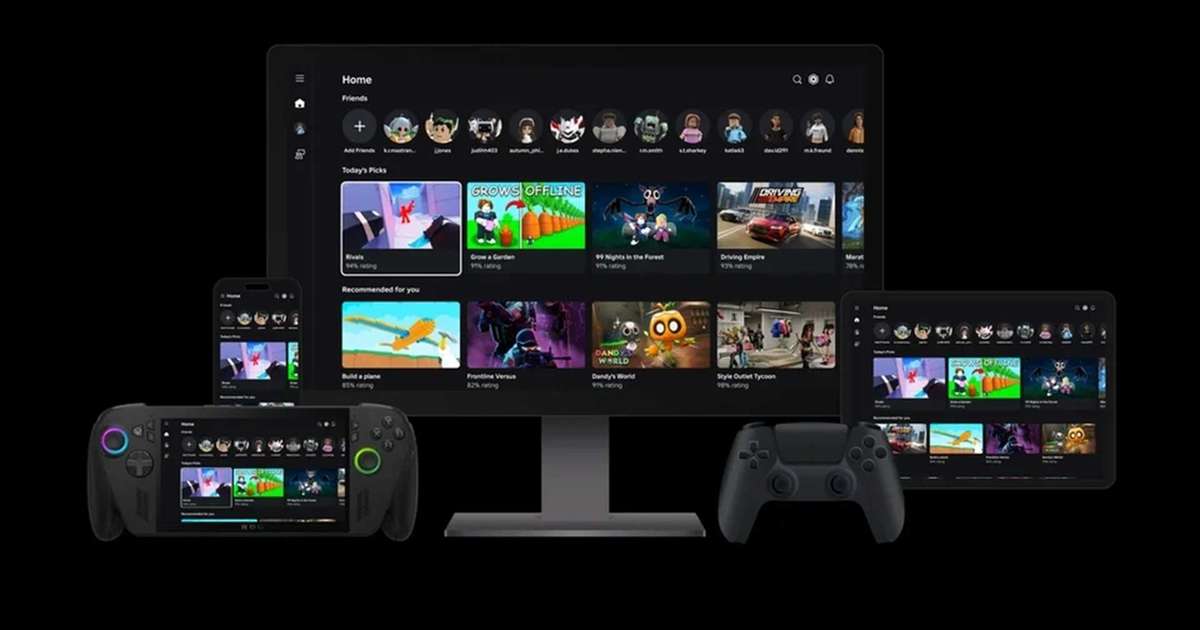 Roblox agora pode ser jogado via ROG Xbox Ally e Samsung Galaxy Store