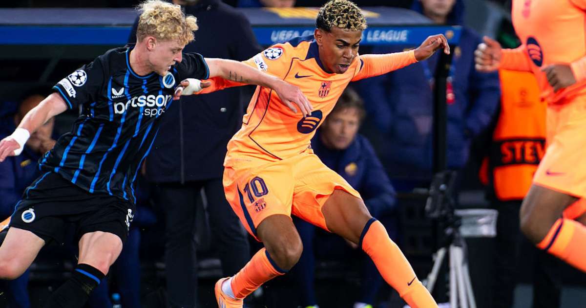 Barcelona empata com o Brugge em jogo de seis gols
