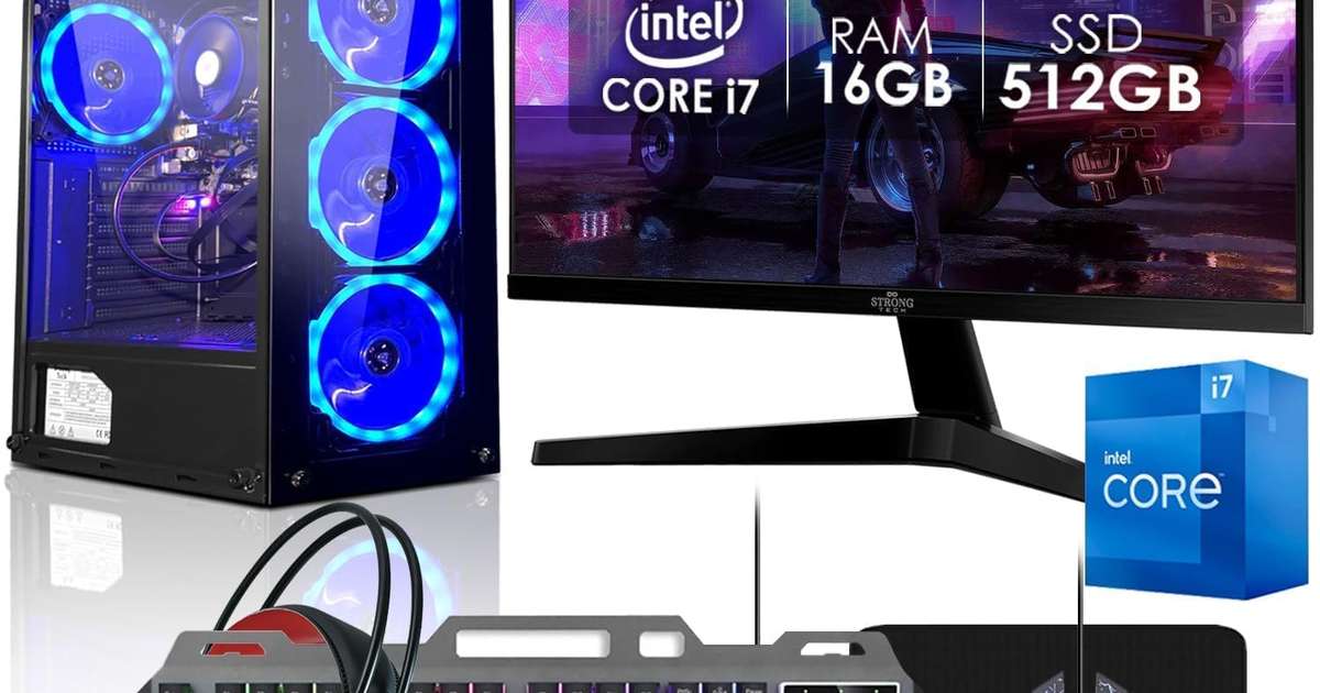 PC Gamer Completo Intel Core i7 - Desconto de 5%