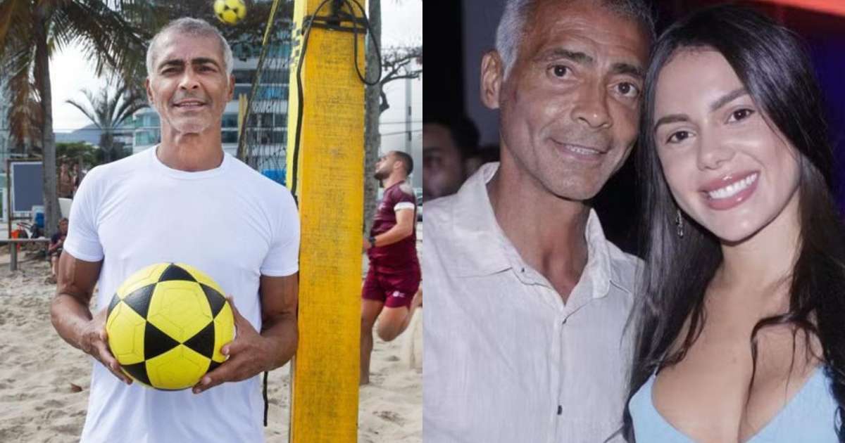 Não perdeu tempo! Romário termina com namorada 39 anos mais jovem e ...