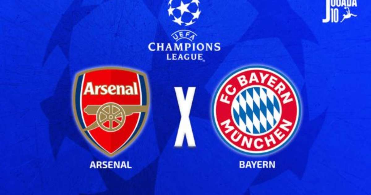 Arsenal x Bayern de Munique: onde assistir, escalações e arbitragem