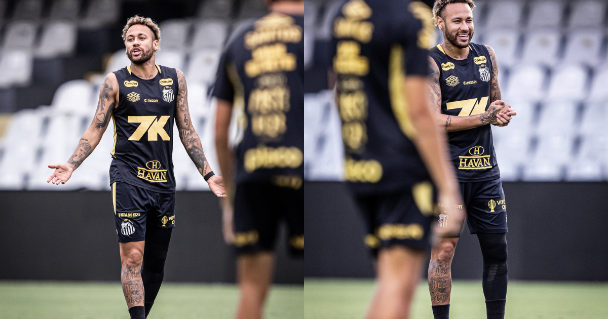 Neymar garante estar pronto para jogo decisivo do Santos contra o Sport