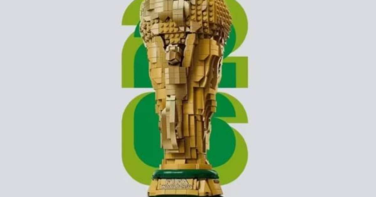 Lego lança réplica da taça da Copa do Mundo e anuncia parceria com a Fifa