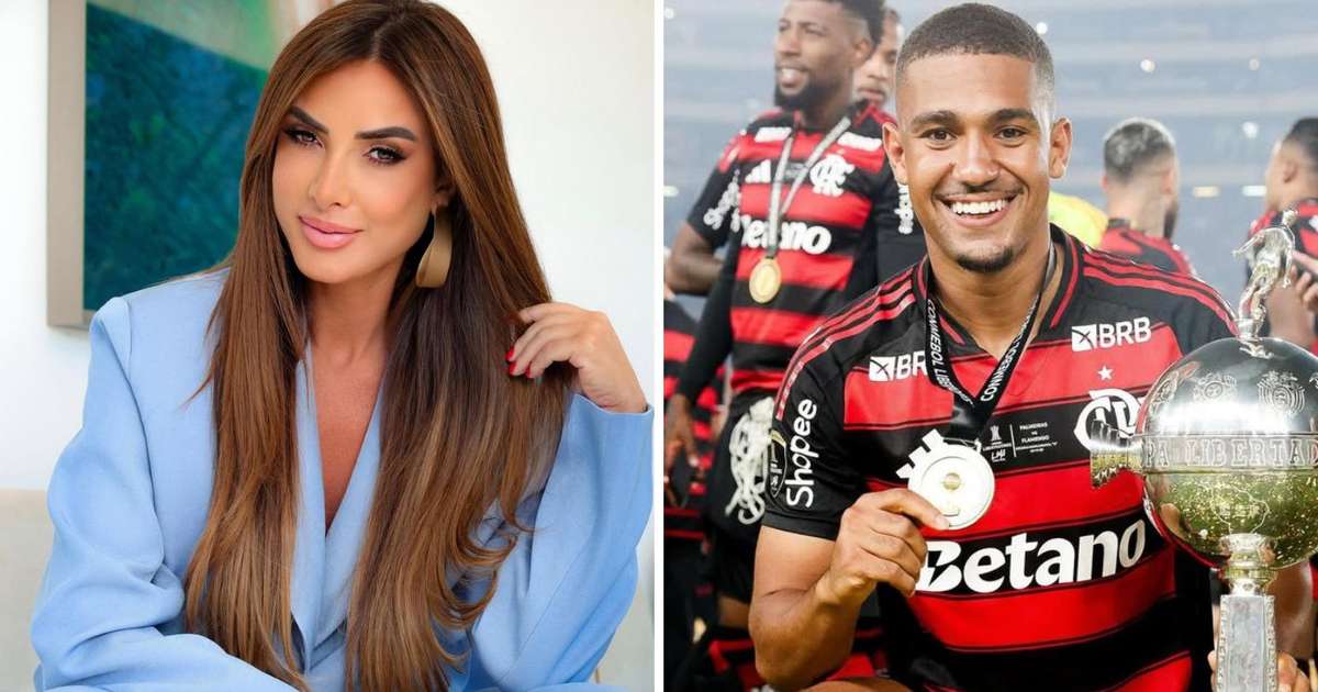 Nicole Bahls festeja título do Flamengo e romance com Samuel Lino agita web