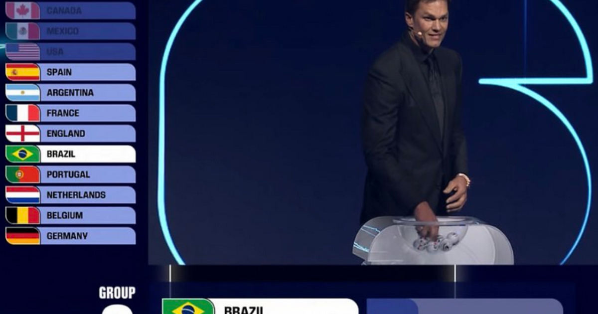 Tom Brady sorteia Brasil na Copa 2026 e internet vibra com memes e piadas