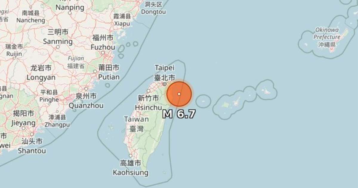 Terremoto de 7,0 em Taiwan sacode Taipé e causa alerta para danos