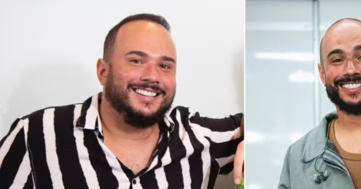 Após perder 25 kg, Ed Gama mostra resultado e surpreende a web