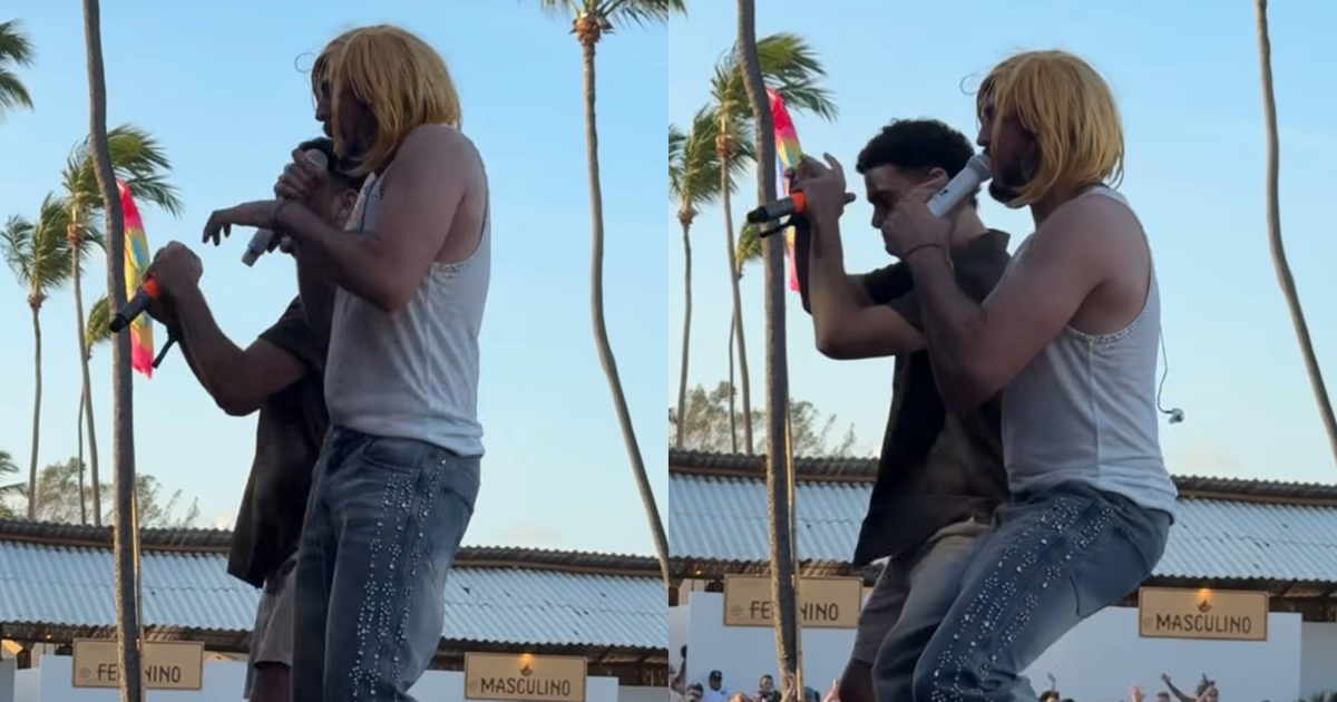 Nattan homenageia Virginia com peruca loira em show de Réveillon