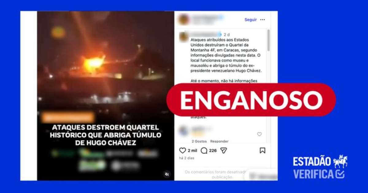 Vídeo mostra bombardeio contra antigo observatório venezuelano, não ...