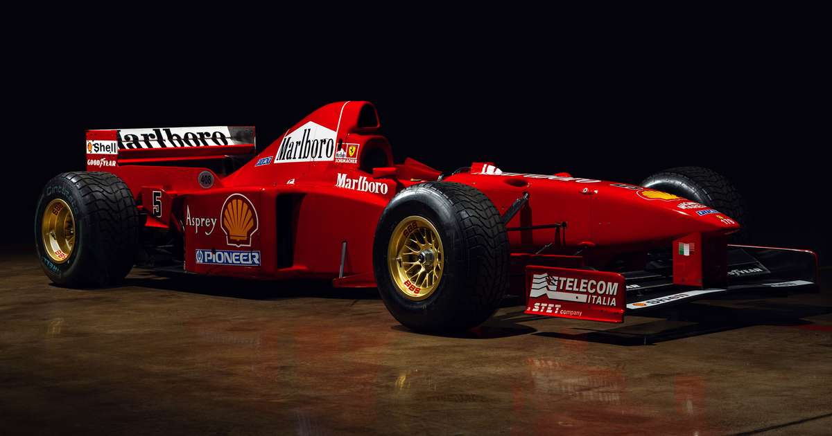 F1: Ferrari de Schumacher vai a leilão por até €7,5 milhões