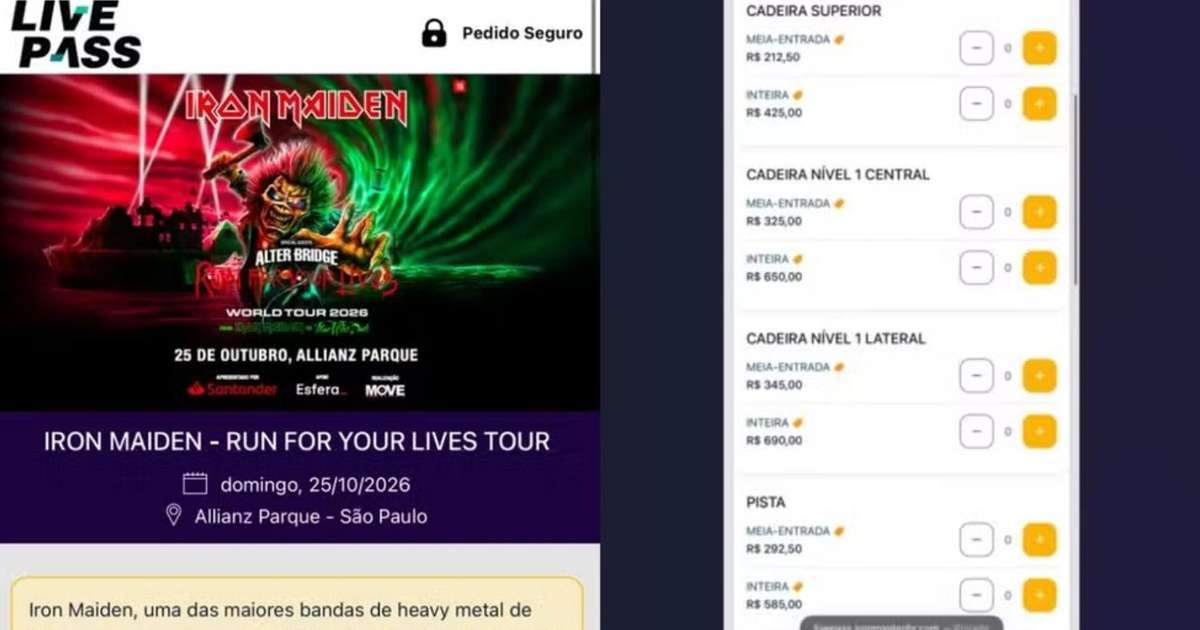 Operação Fear of the Pix desmantela fraude de ingressos falsos do Iron ...