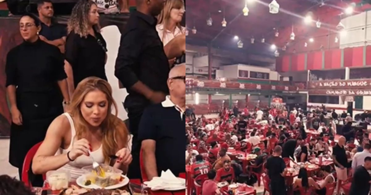 Rica e generosa! Virginia faz festão para integrantes da bateria da ...