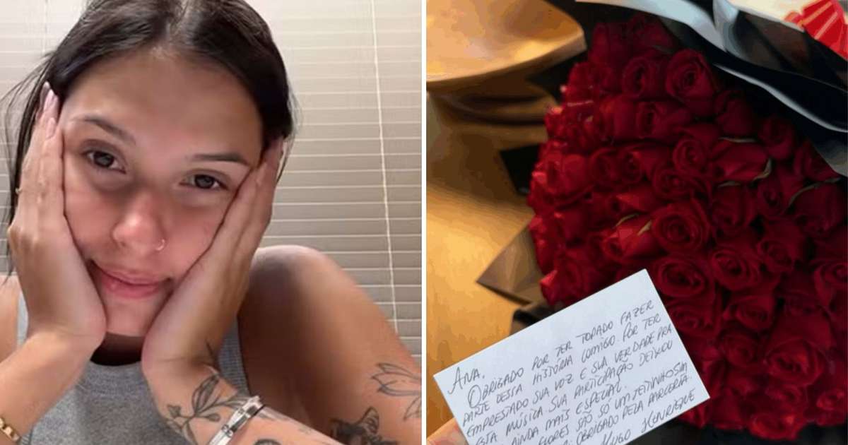 Namorando? Ana Castela recebe buquê de rosas de admirador secreto ...