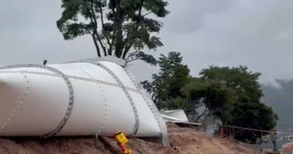 Tarcísio diz ser 'inaceitável' rompimento de reservatório da Sabesp que ...