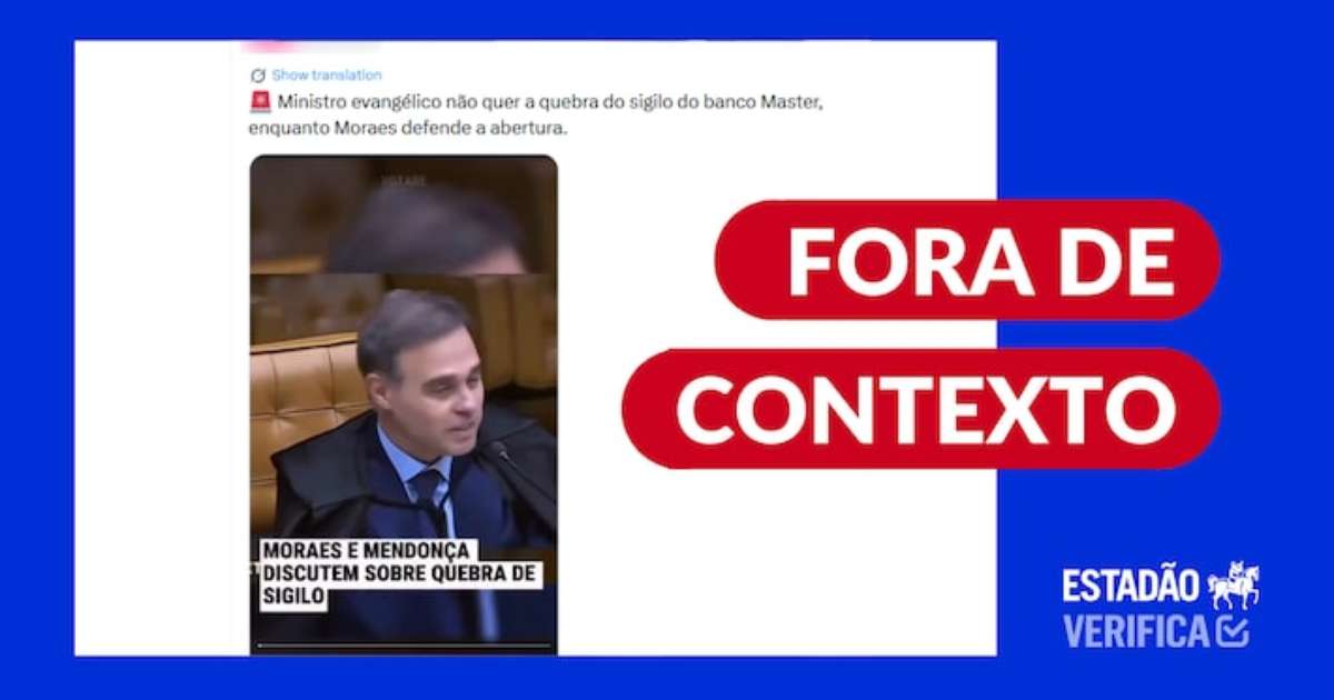 Vídeo fora de contexto alega falsamente que André Mendonça não quer ...