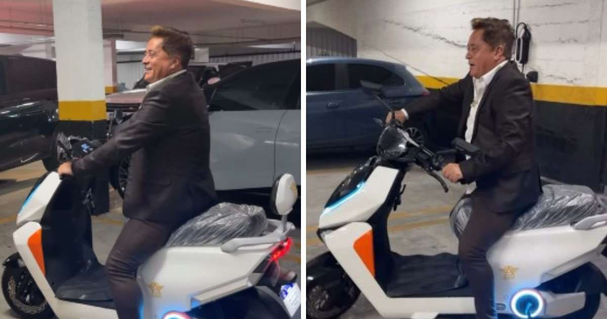 Leonardo dirige moto após tomar biritas e preocupa esposa: 'Eu sou c***'
